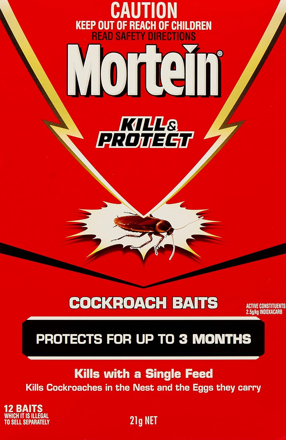 Mortein Kill & Protect Cockroach Baits, 12 Baits : Amazon.com.au: Garden