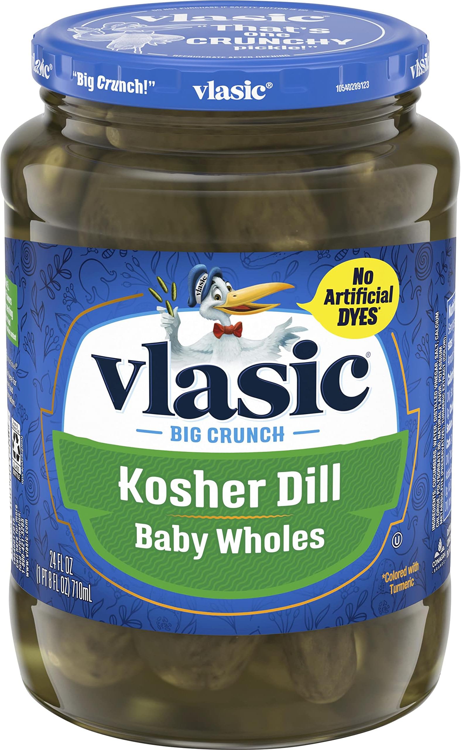 Amazon.com : Milwaukee's Kosher Dill Pickles, 32 oz. (Pack of 12 ...