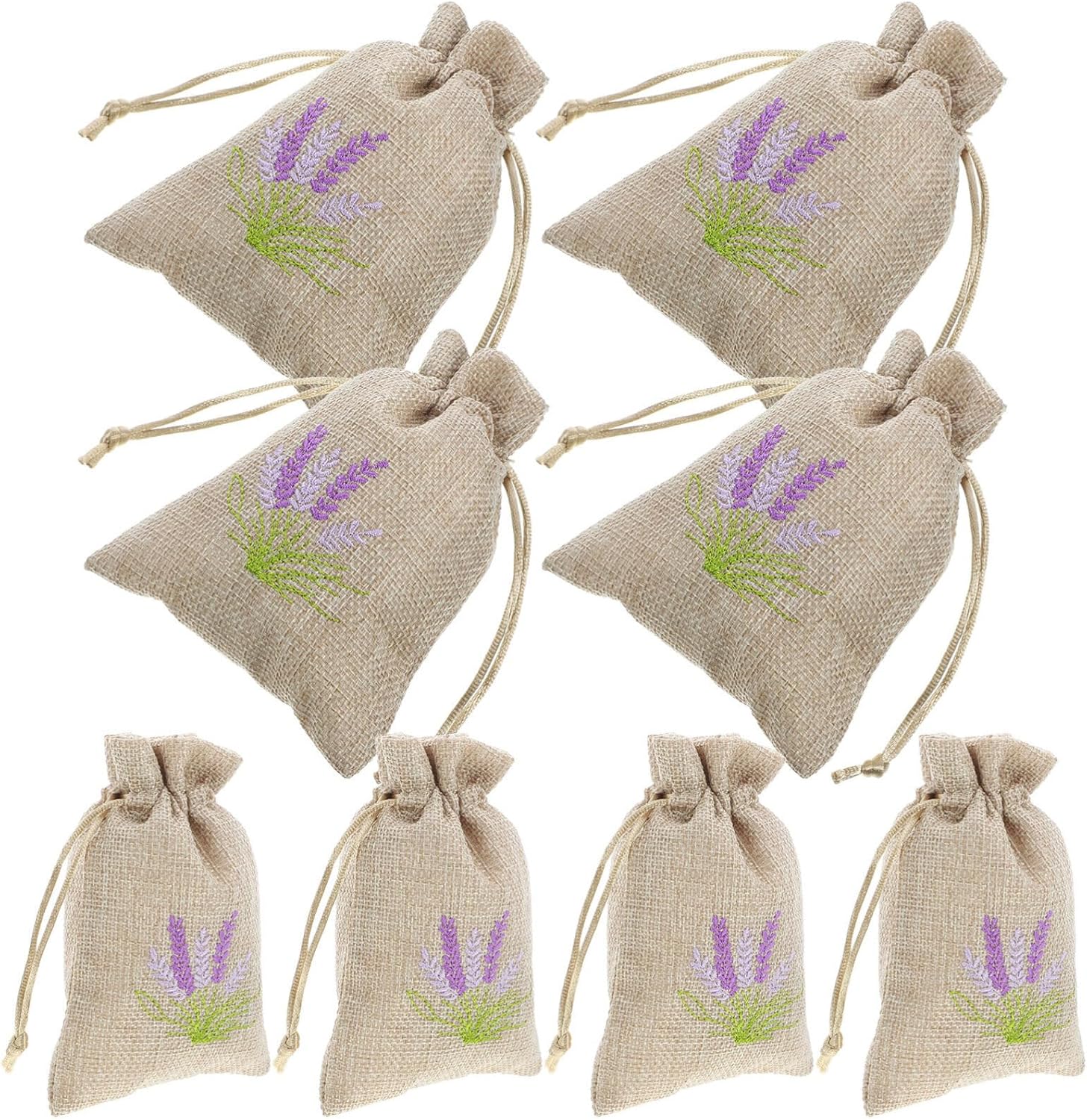 Amazon.com: Healvian 10pcs Sachet Empty Bags Linen Fabric Bags Muslin ...