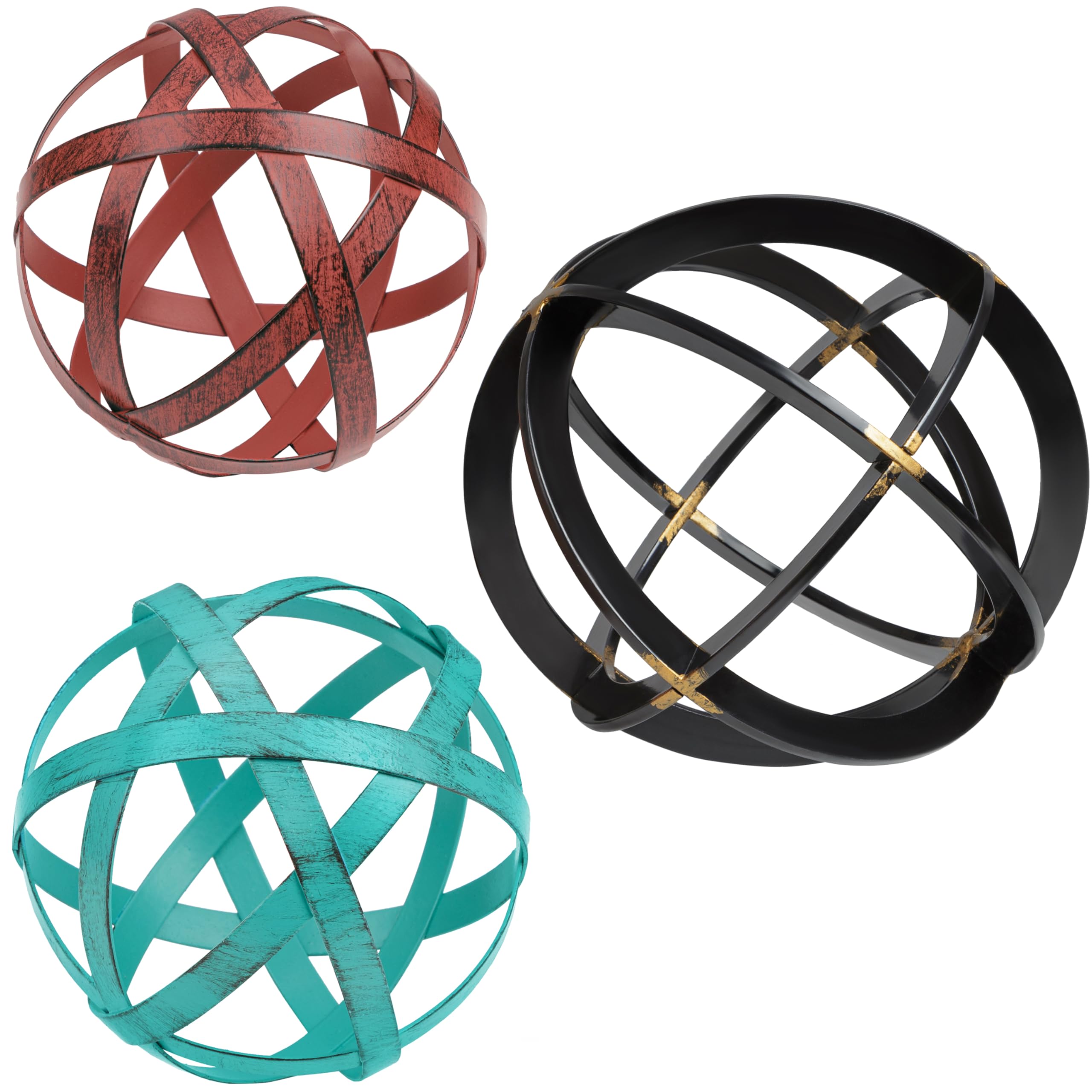 Amazon.com: Everydecor Metal Decorative Sphere for Home Decor ...