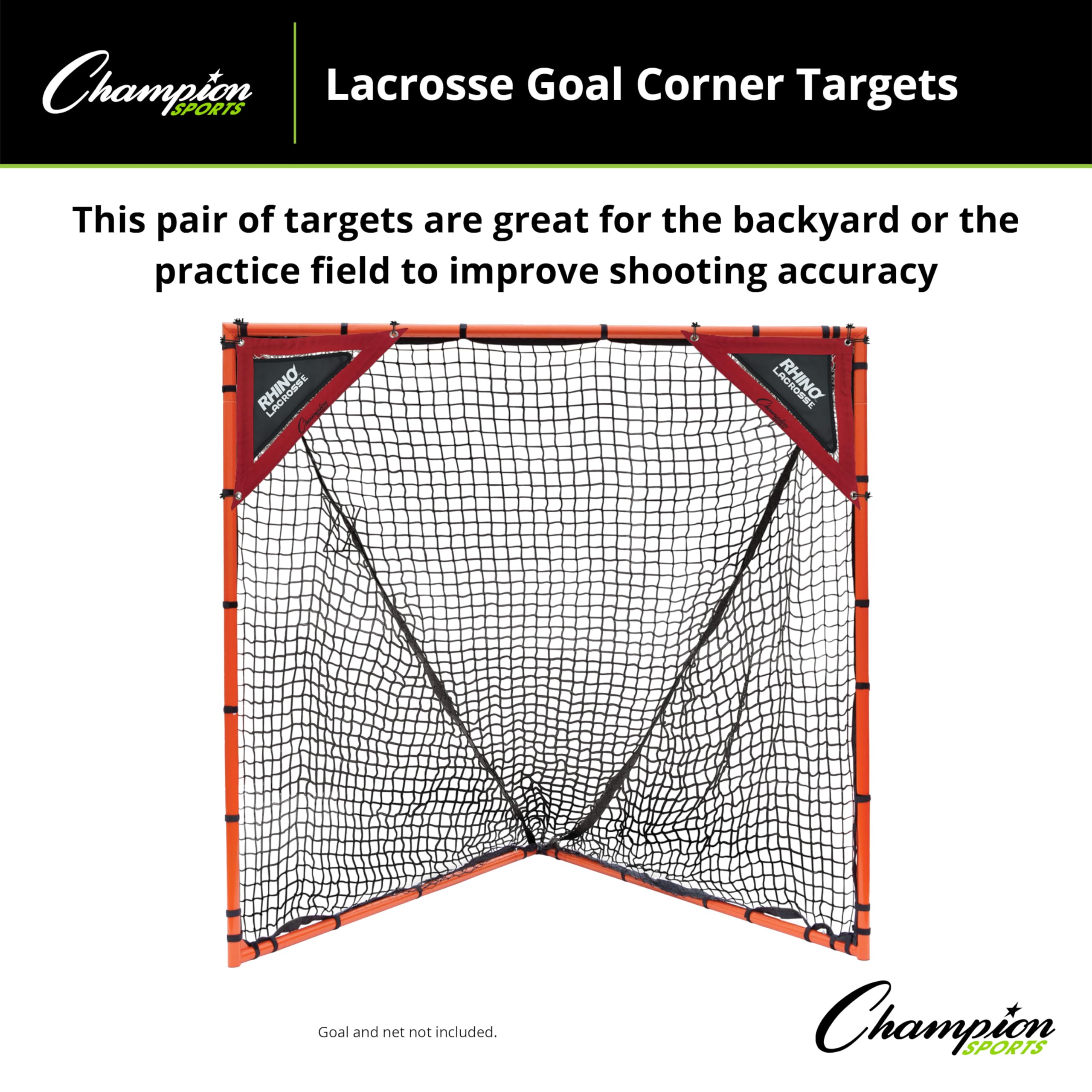 Snapklik.com : Champion Sports Lacrosse Goal Corner Targets