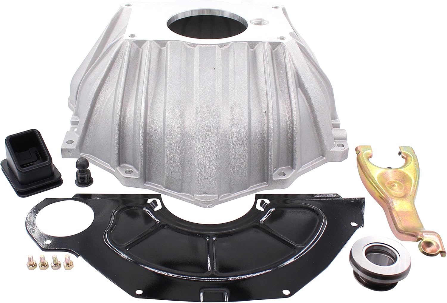 Amazon.com: NewYall 11 inch Aluminum Bell Housing Kit with Clutch Fork ...