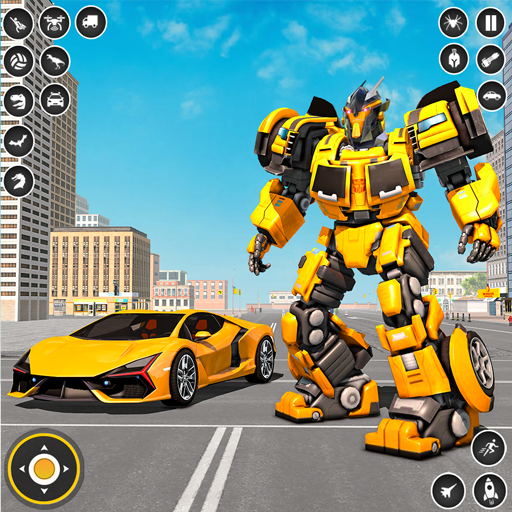 Police Bus Transform Robot Car: Real Robot Game - Futuristic Police ...