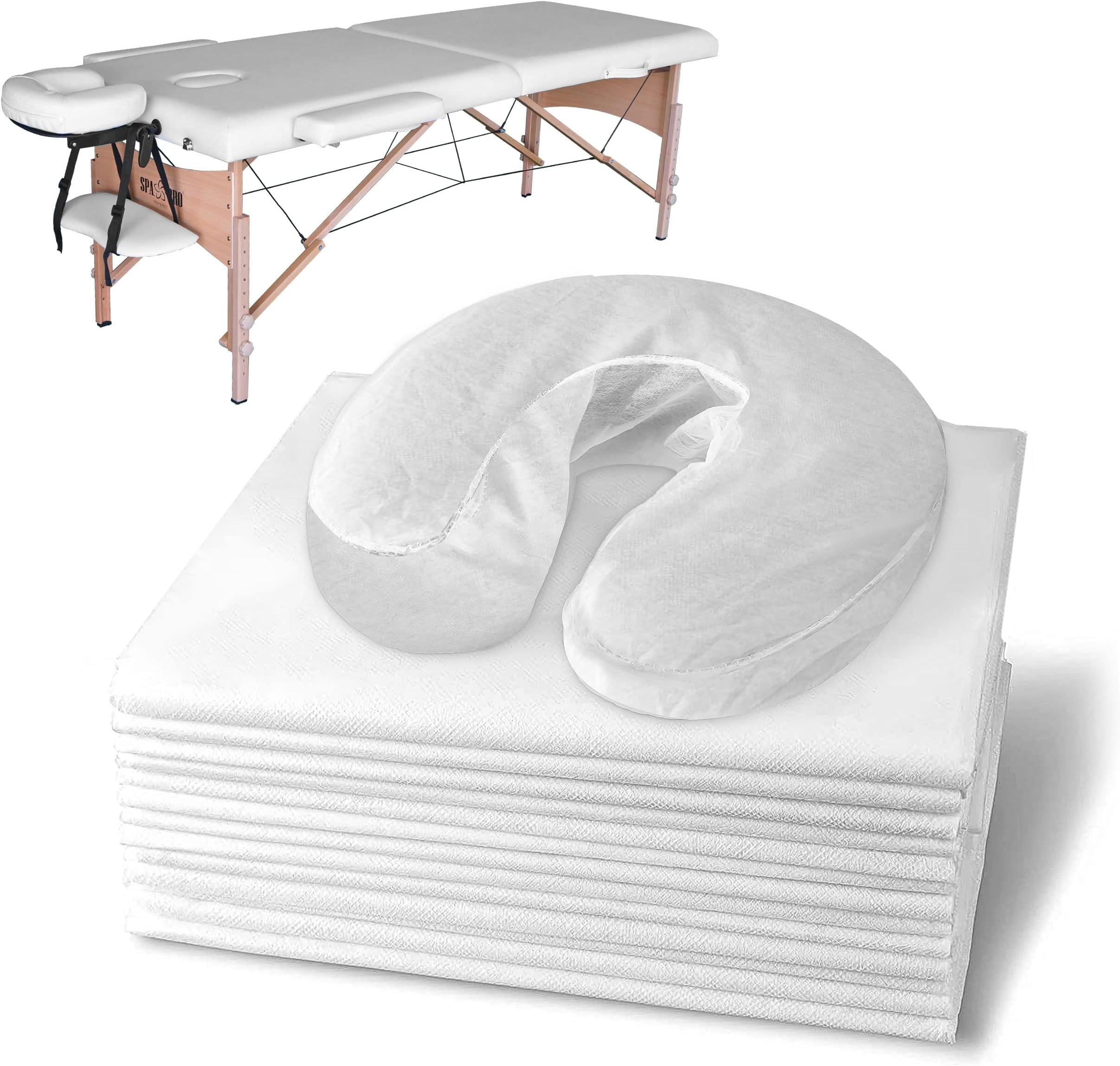 Amazon.com : Disposable Headrest Covers Soft Face Cradle Covers Non ...