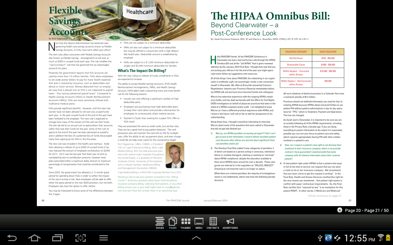 PAHCOM Journal - App on Amazon Appstore