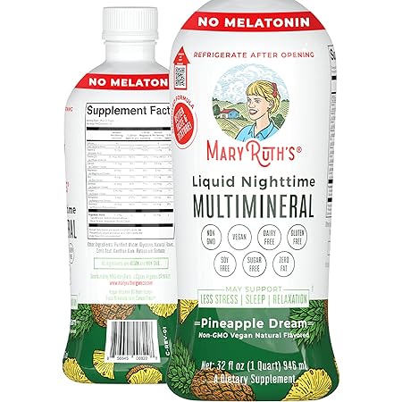Amazon.com: Nighttime Liquid Multimineral Supplement | Sugar Free ...