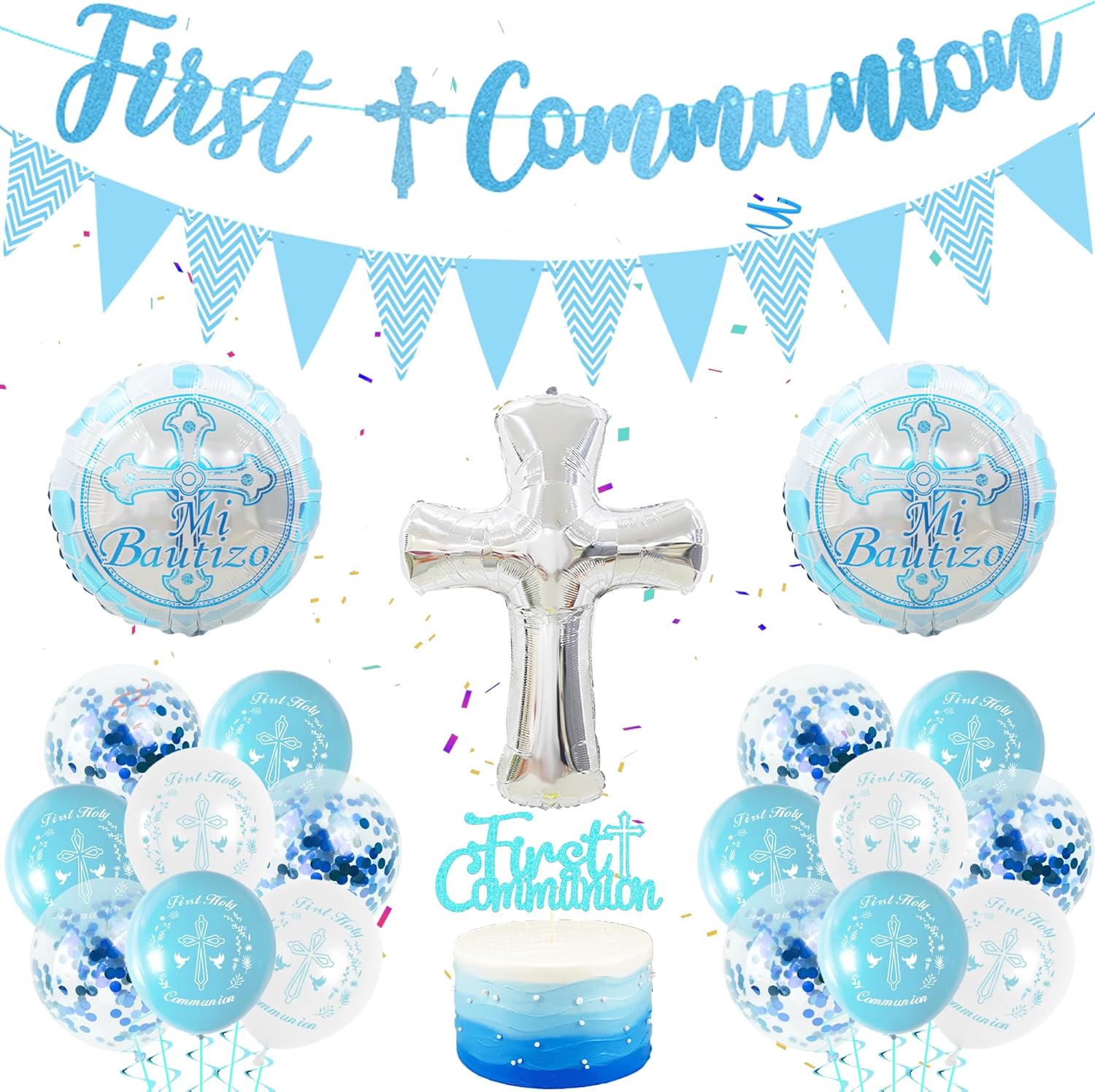 Holy Communion Decorations, 35 Pcs First Communion Decorations with ...