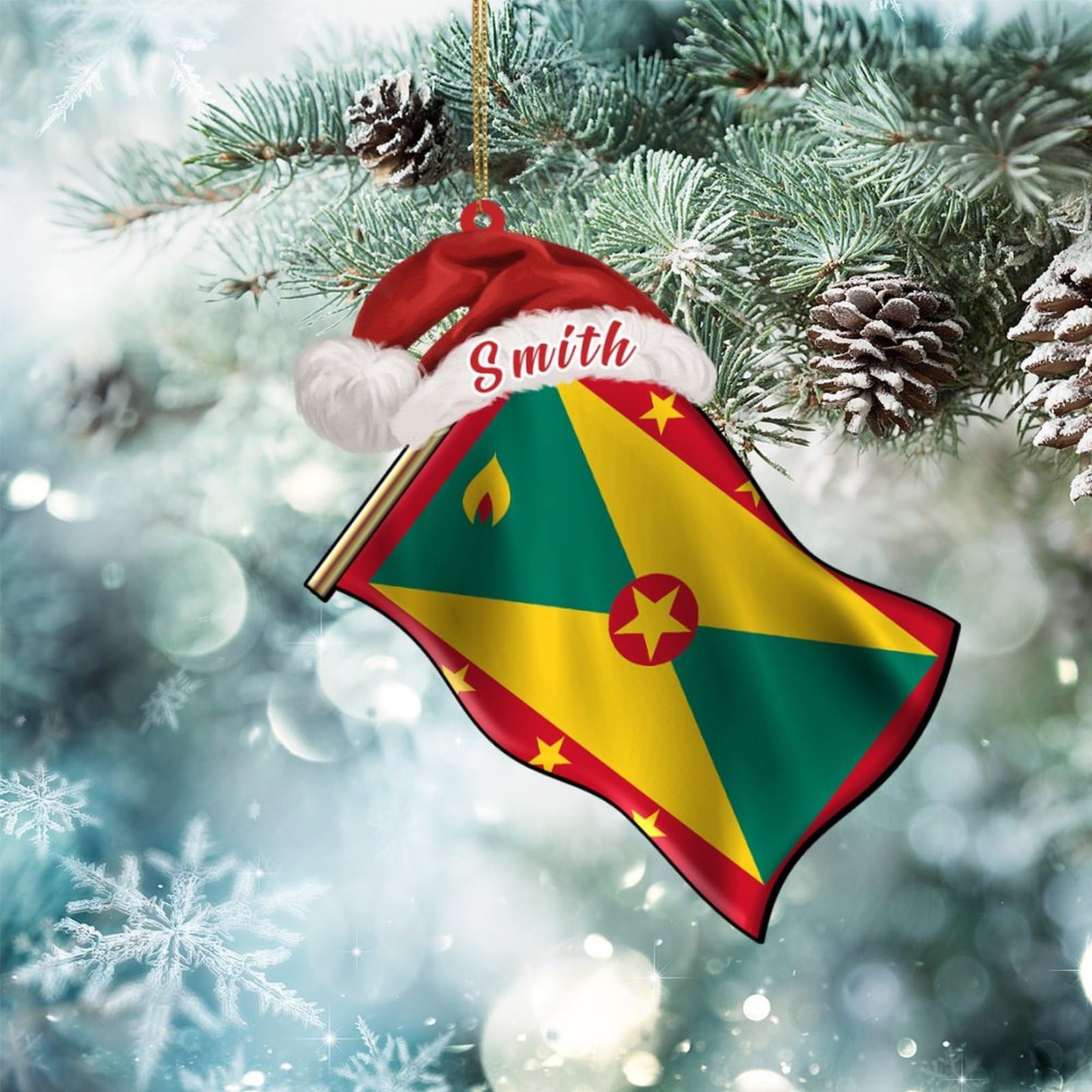 Grenada Tree Amazon.com: Patriot Gift Grenada Christmas Ornament