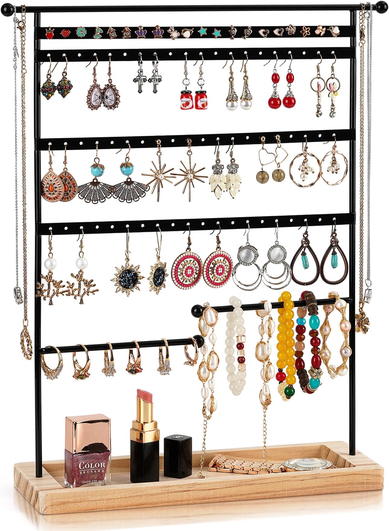 Homeanda Ohrring Organizer Schmuck Display Aufbewahrungsständer mit ...