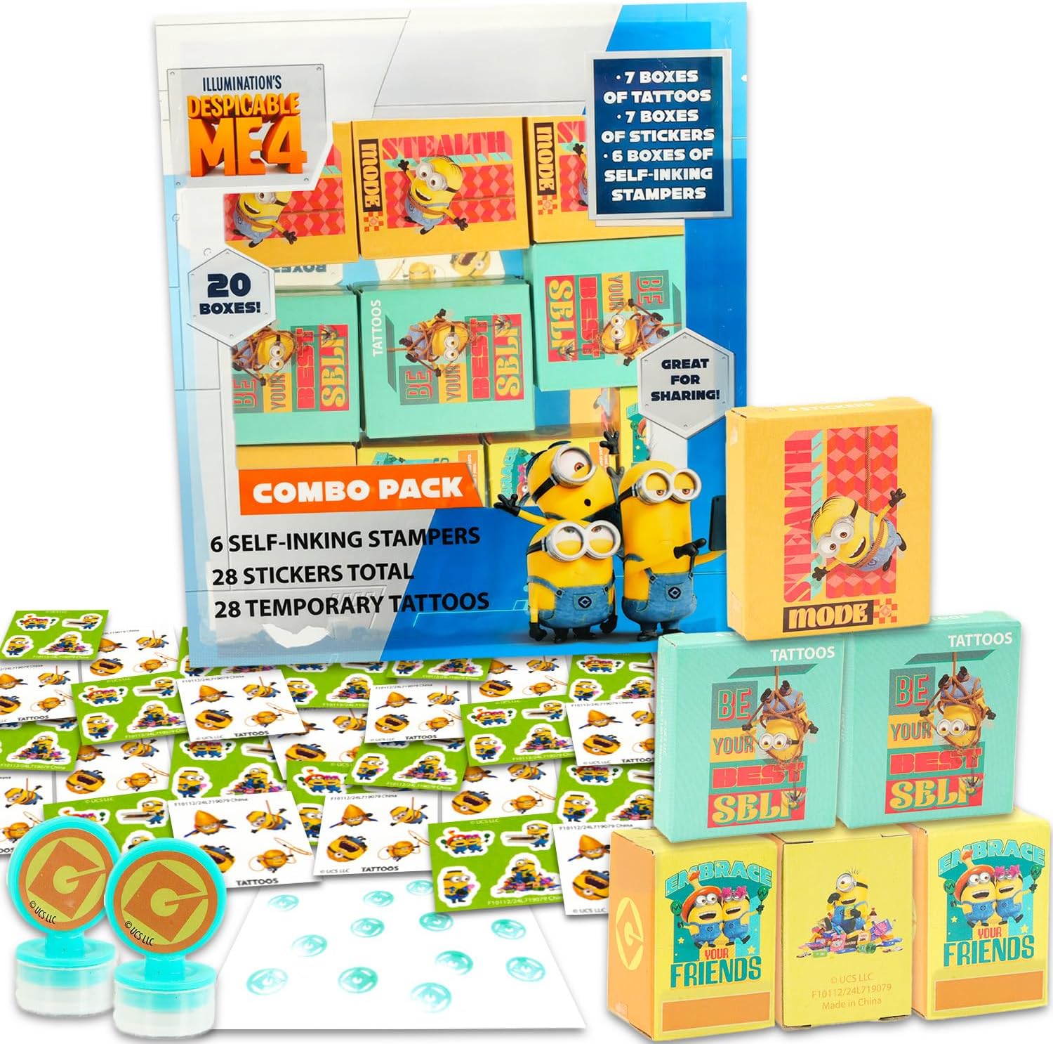 Amazon.com: Minions Party Favors for 20 Guests Bundle ~ 20 Pieces ...