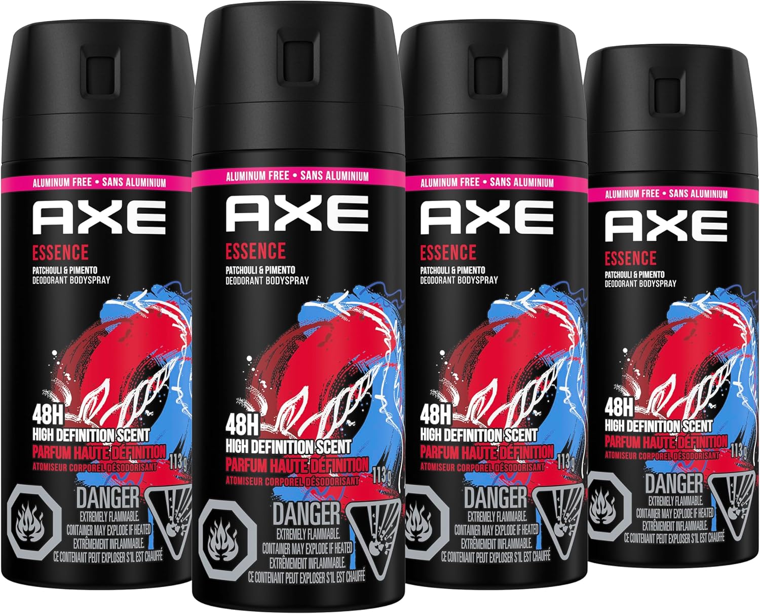 Axe Deodorant Body Spray Essence Patchouli and Pimento Aluminum-free ...