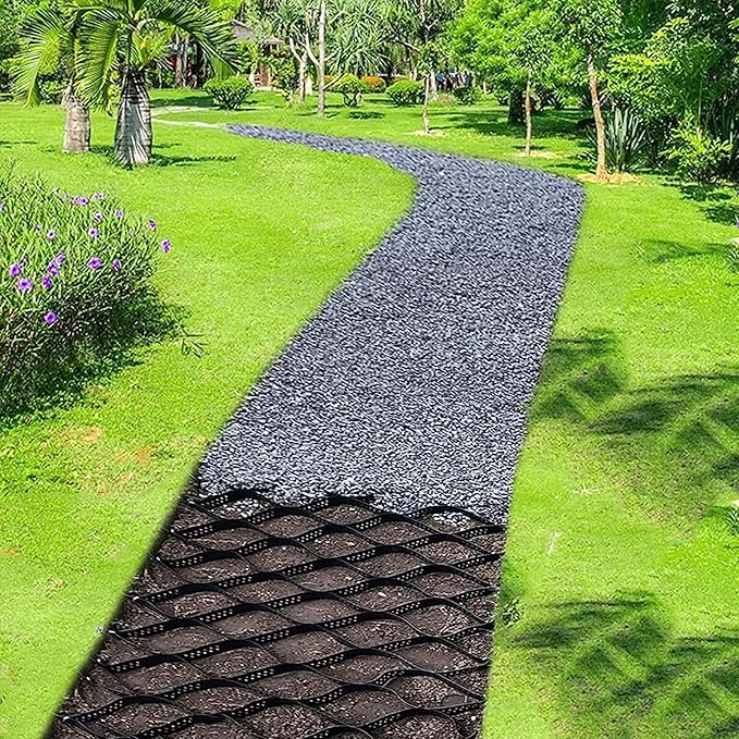Amazon.com : Gravel Grid Construction Geocell Gravel Grid, Walkway ...
