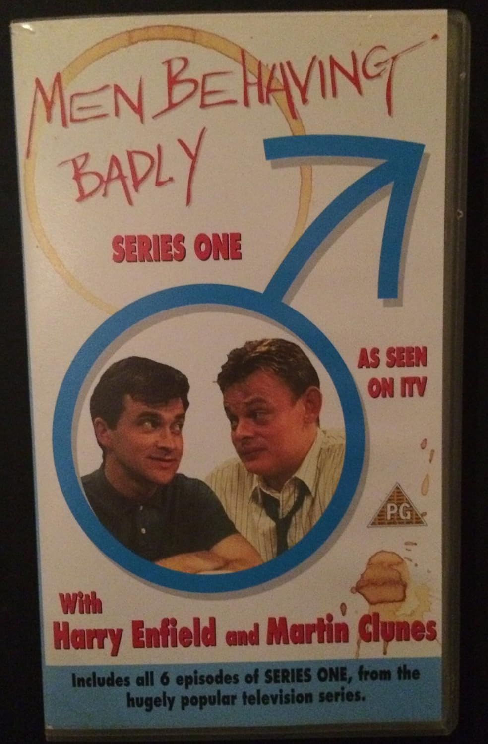 Men Behaving Badly [VHS] : Martin Clunes, Harry Enfield, Leslie Ash ...