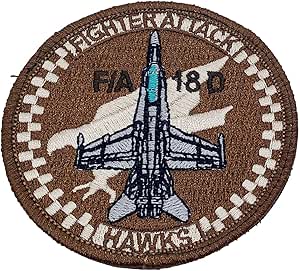 Amazon.com: Squadron Nostalgia LLC VMFA(AW)-533 Hawks Shoulder Patch ...