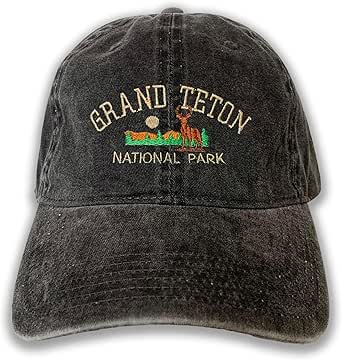 USmania Grand Teton National Park Embroidered Cap hat Baseball hat ...