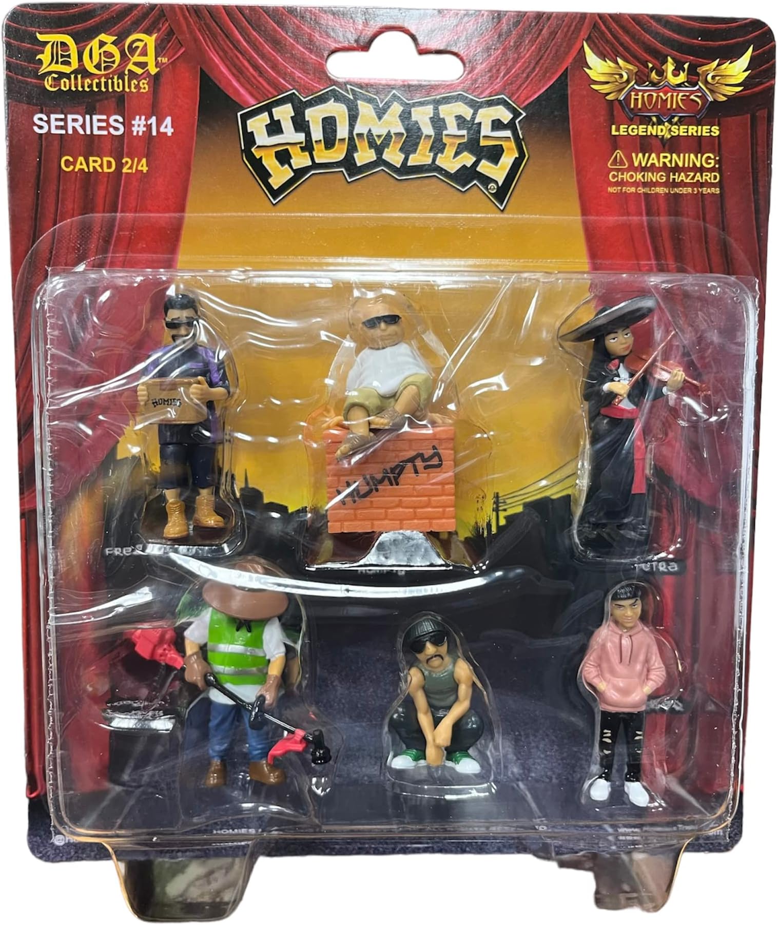 Amazon.com: Homies Series #14 Collectible Figures Card #2 of 4 : Toys ...