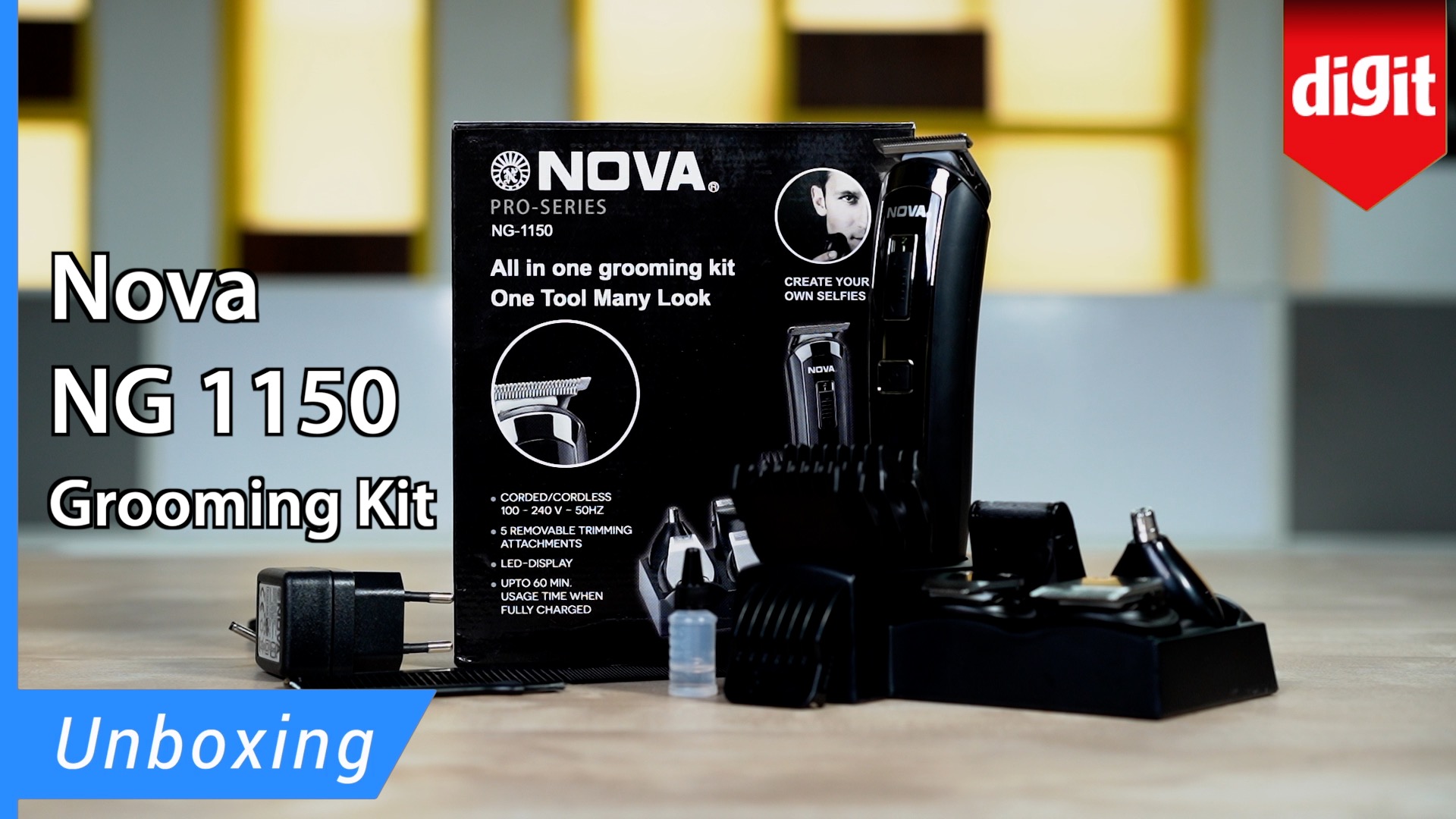 Watch Nova NG 1150 Grooming Kit Unboxing on Amazon Live