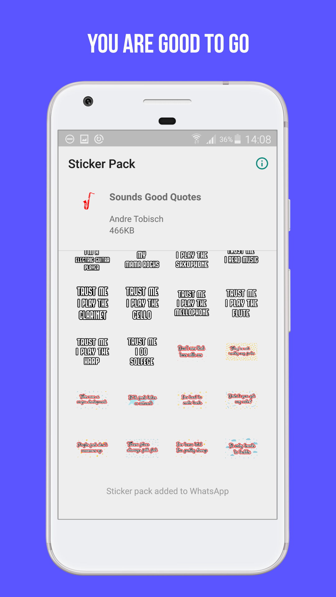 Sounds Good Quotes & Puns Message Stickers:Amazon.com:Appstore for Android