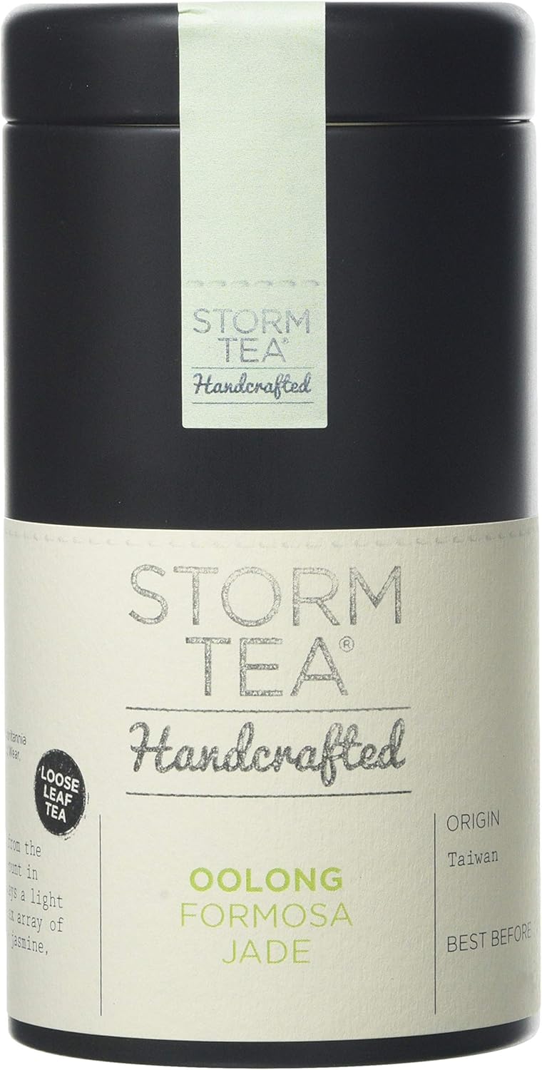 Storm Tea Handcrafted Jade Formosa Oolong Loose Leaf Tea 100 G(Pack of ...