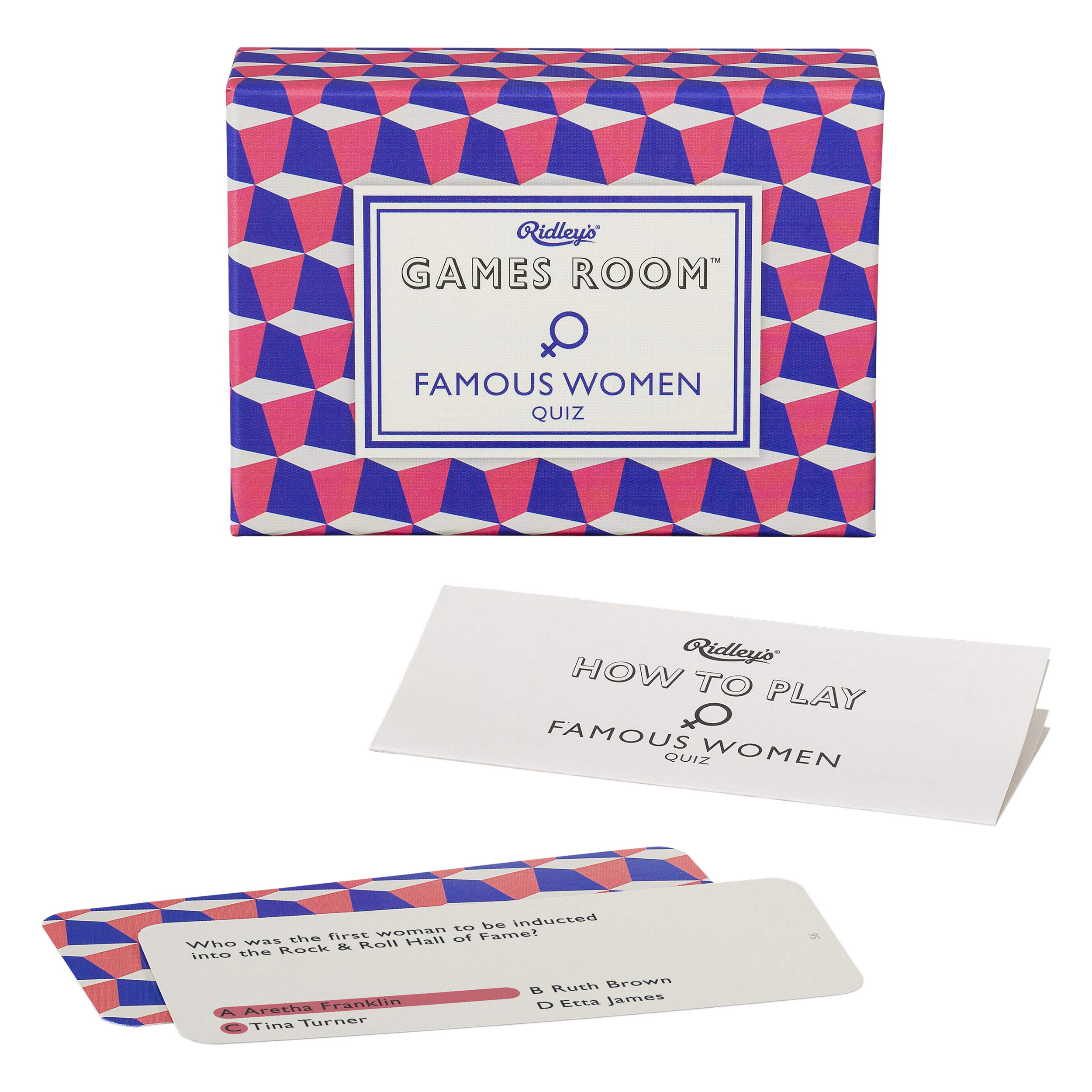 Snapklik.com : Ridleys Famous Women Trivia Card Game Trivia Games For ...