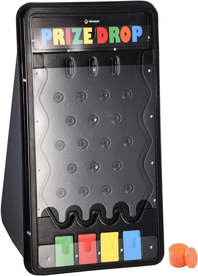 Amazon.com: HeyJiaYu 25"X14" Prize Drop Plinko Board, Foldable Stand ...