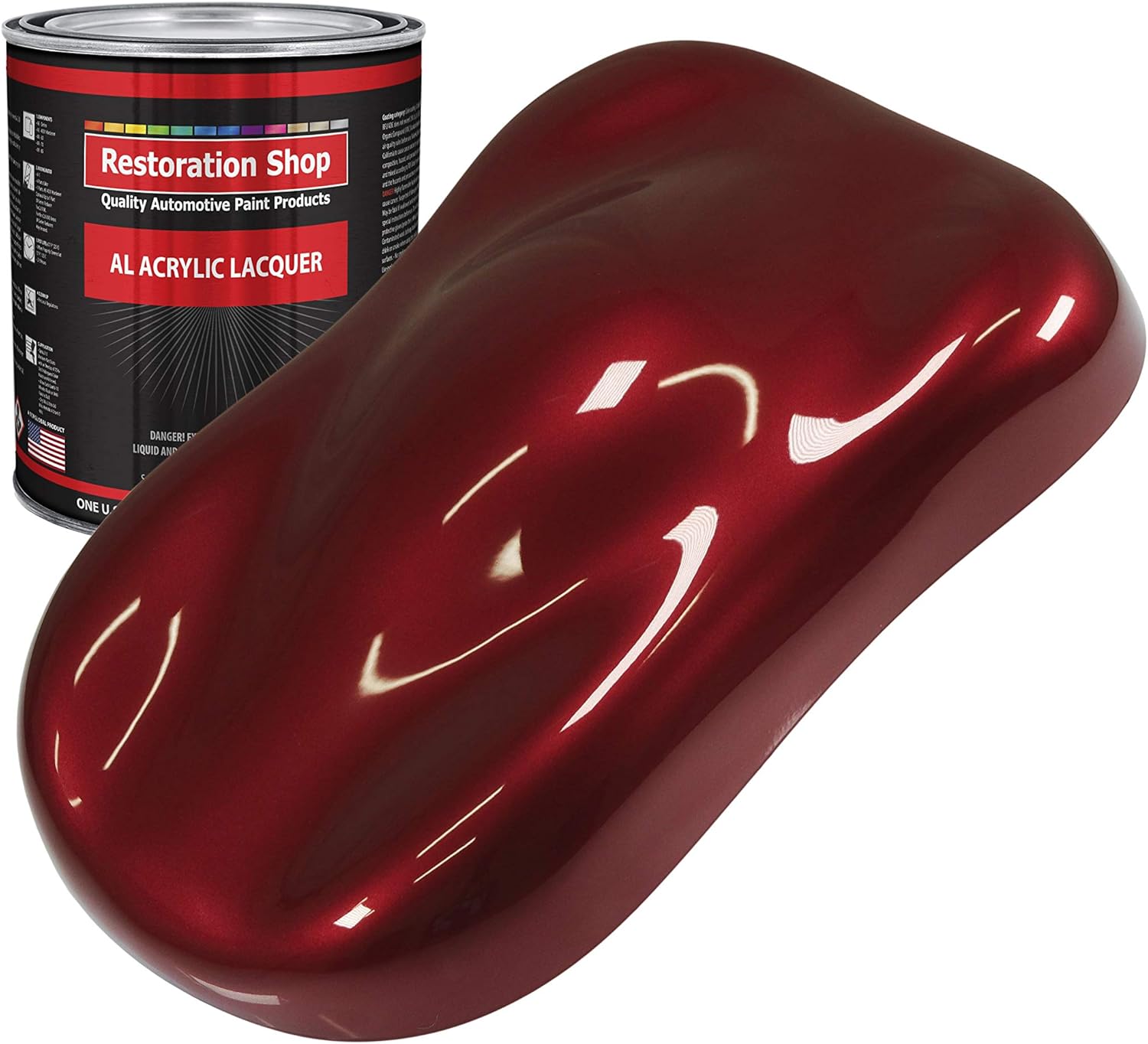 Amazon.com: Restoration Shop - Fire Red Pearl Acrylic Lacquer Auto ...