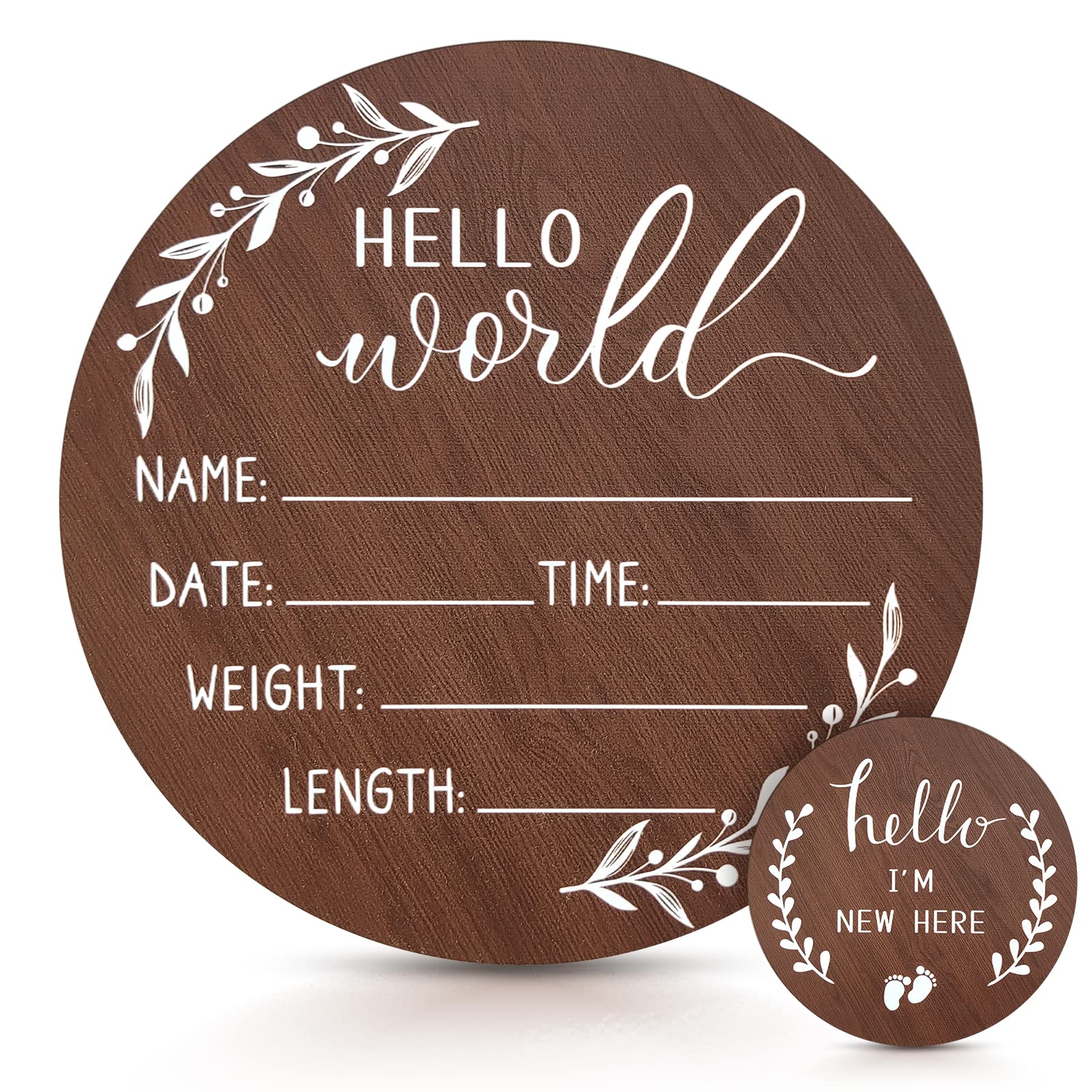 Buy Baby Announcement Sign Wooden Baby Name Sign For Nursery Hello Buy Baby Announcement Sign Wooden Baby Name Sign For Nursery Hello
