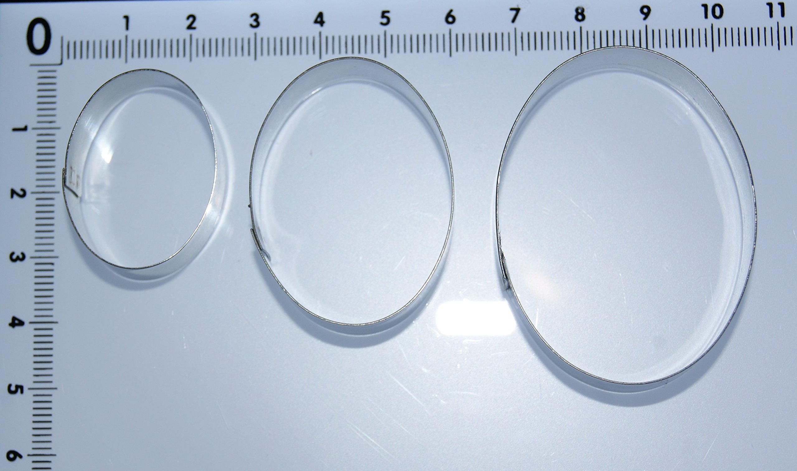Oval Cutter Set (30/40/50mm) – Stainless Steel Sugarcraft Cutter ...