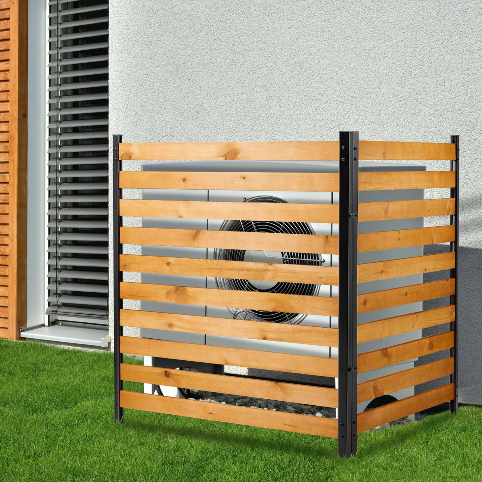 Svarog Air Conditioner Fence,Wood Fence Panels for Outside Units ...
