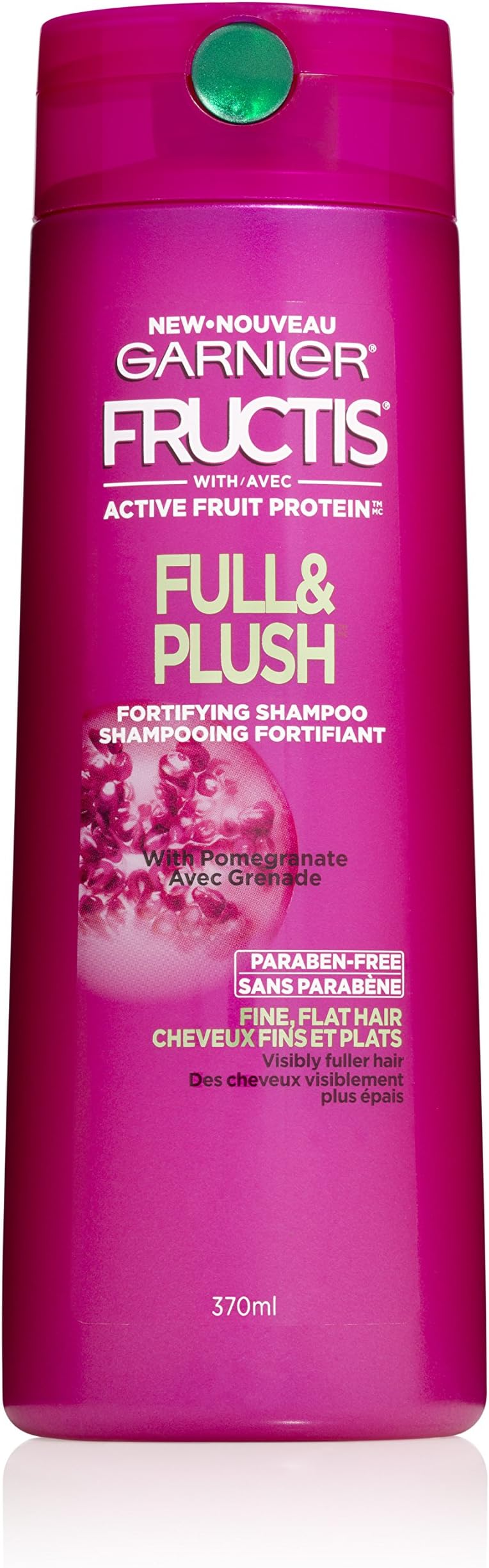 Amazon.com : Garnier Fructis Full and Plush Volumizing Shampoo For Oily ...