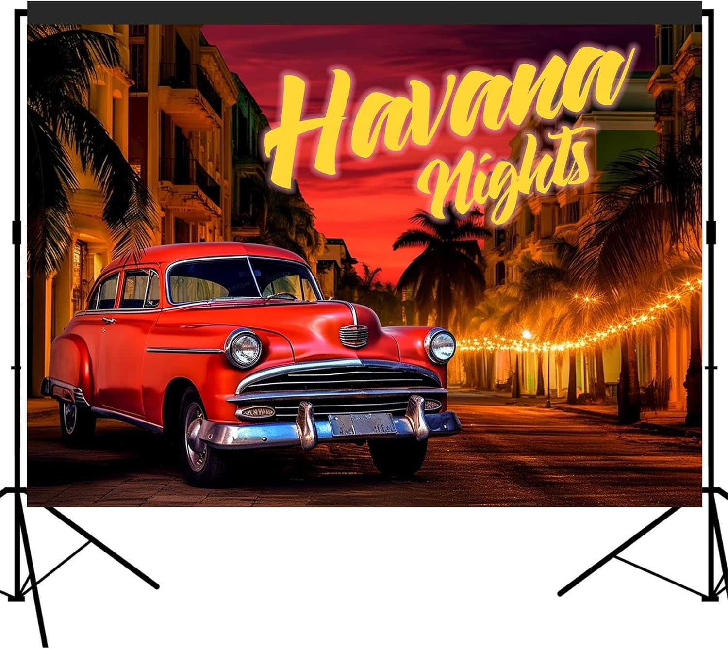 Amazon.com: Havana Nights Backdrop Large Banner Dessert Table ...