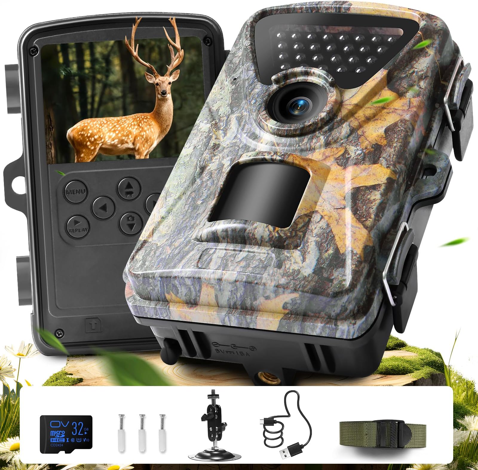 Bushnell Trail Camera CORE S-4K, No-Glow Game Camera with 4K Video and ...