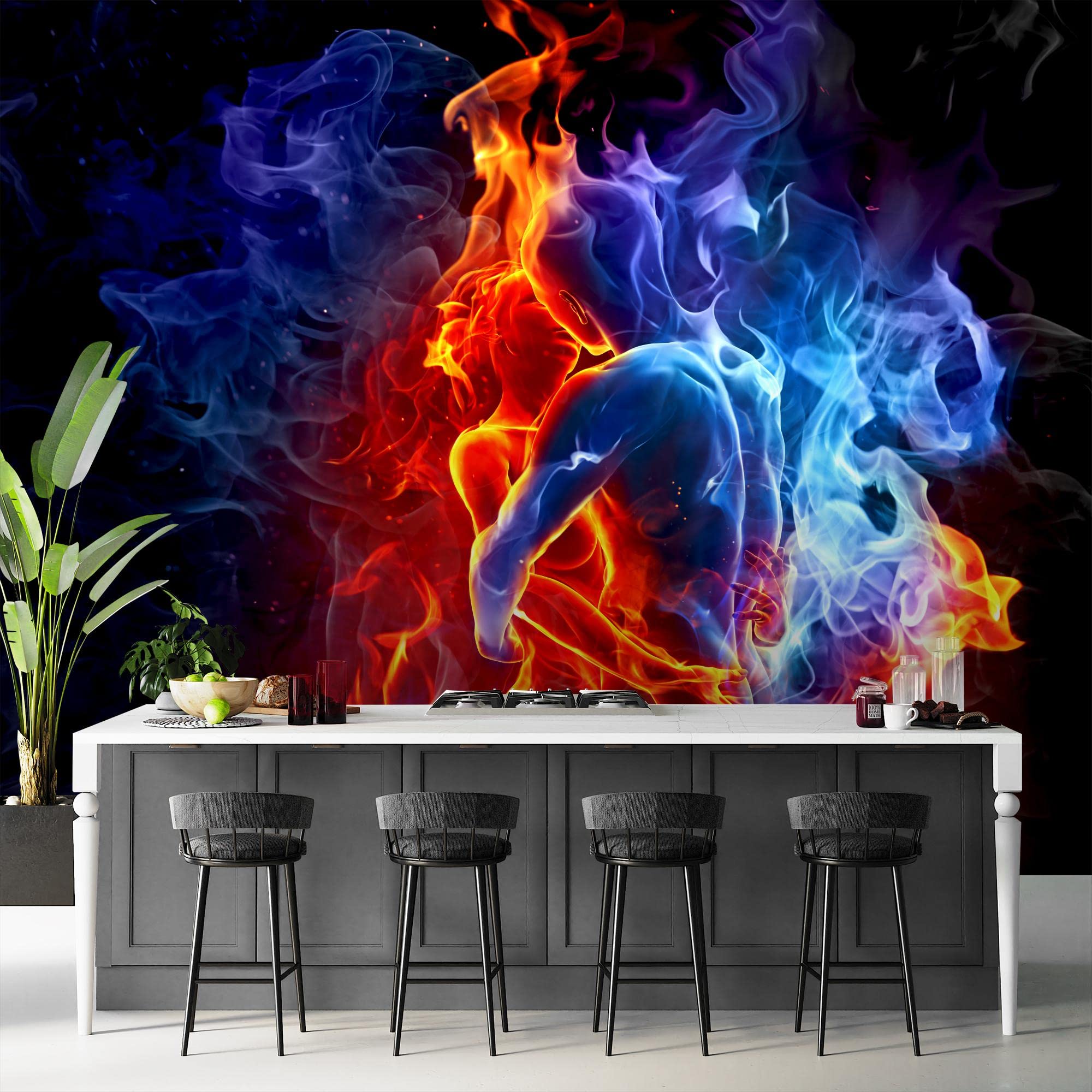 Wall Of Fire Wallpaper