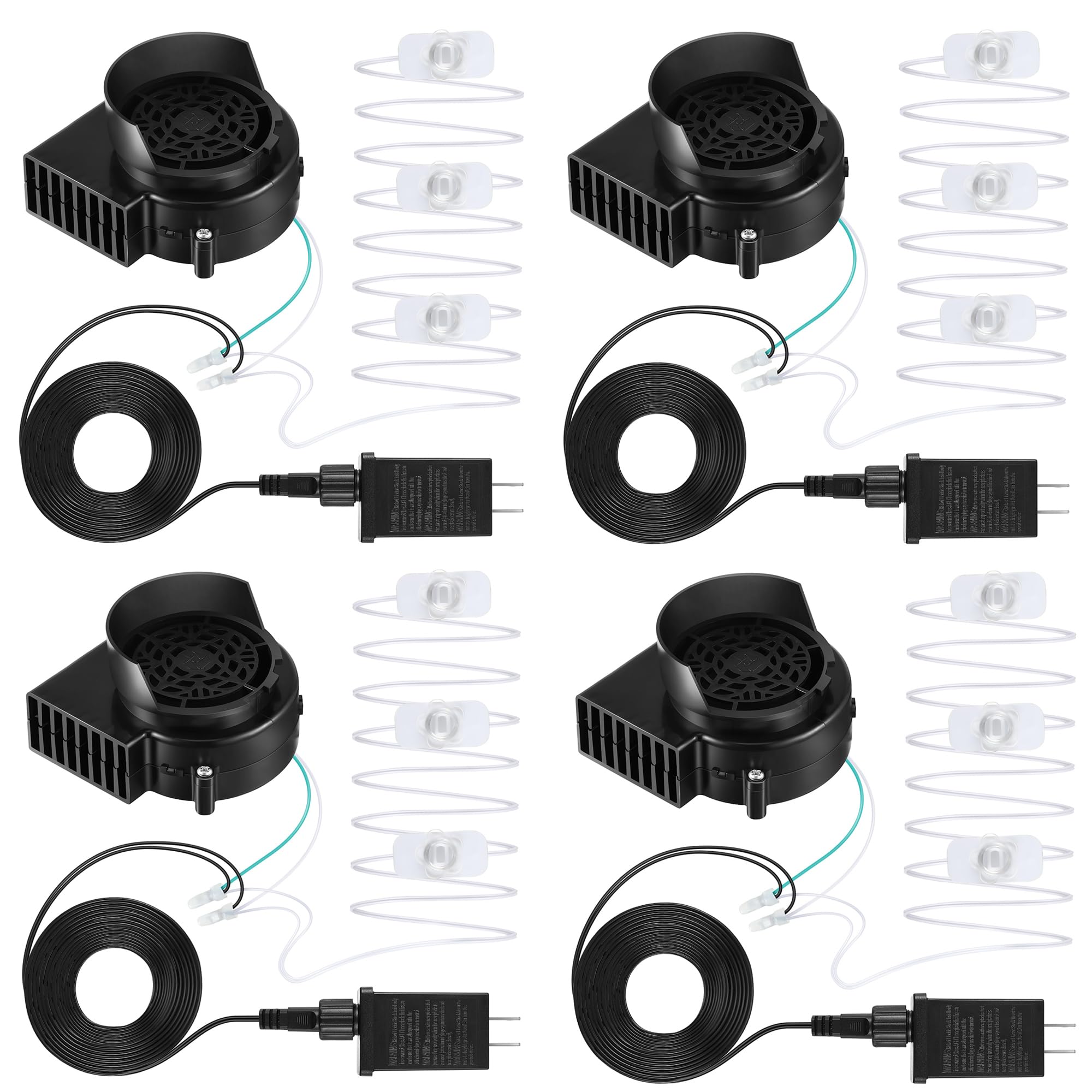 Amazon.com: Hiboom 4 Pack Replacement Fan Blower, 12V 1.2A Mini Air ...