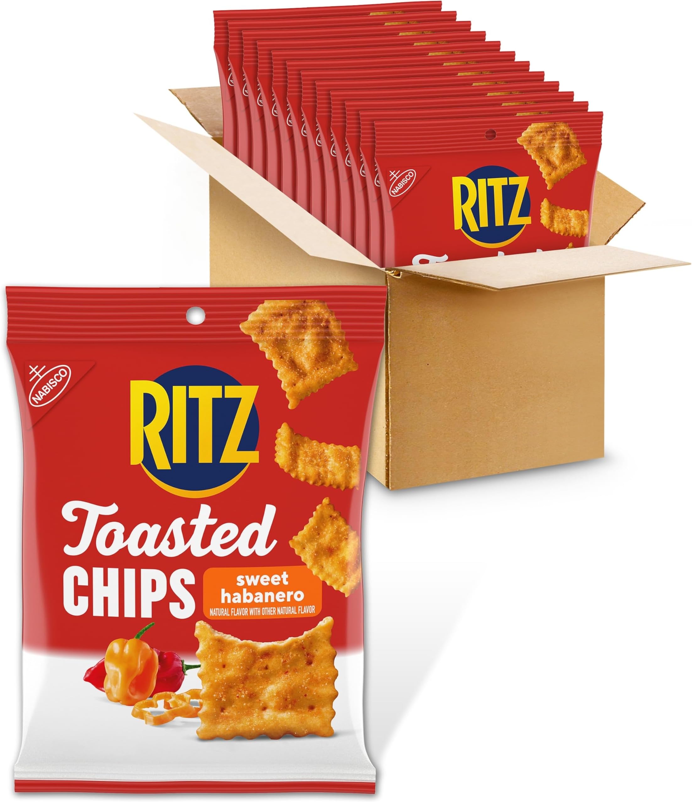 Amazon.com: RITZ Toasted Chips Variety Pack,Cheddar, Sour Cream and Onion, and Original Crackers ...