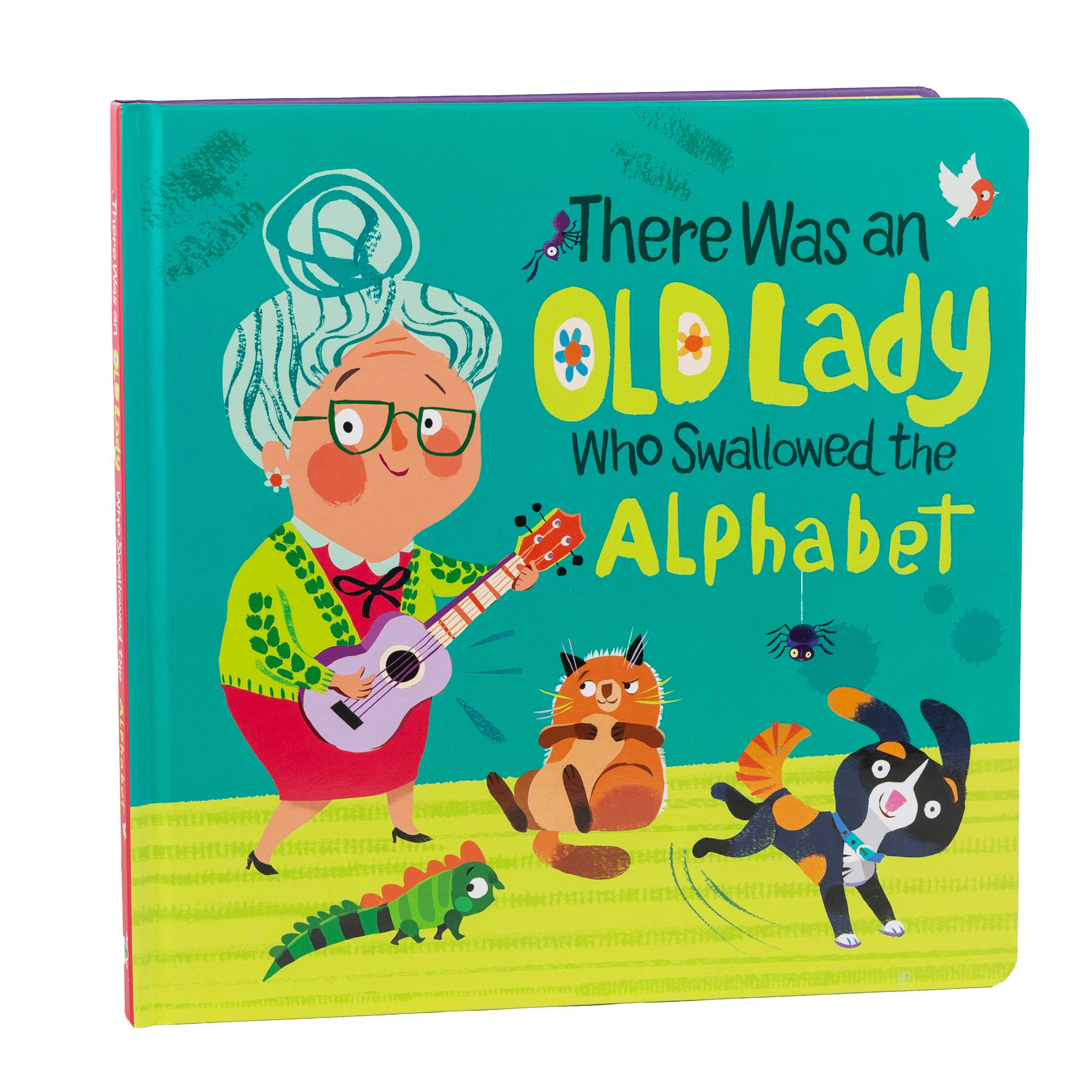 Amazon.com: There Was an Old Lady Who Swallowed the Alphabet ...