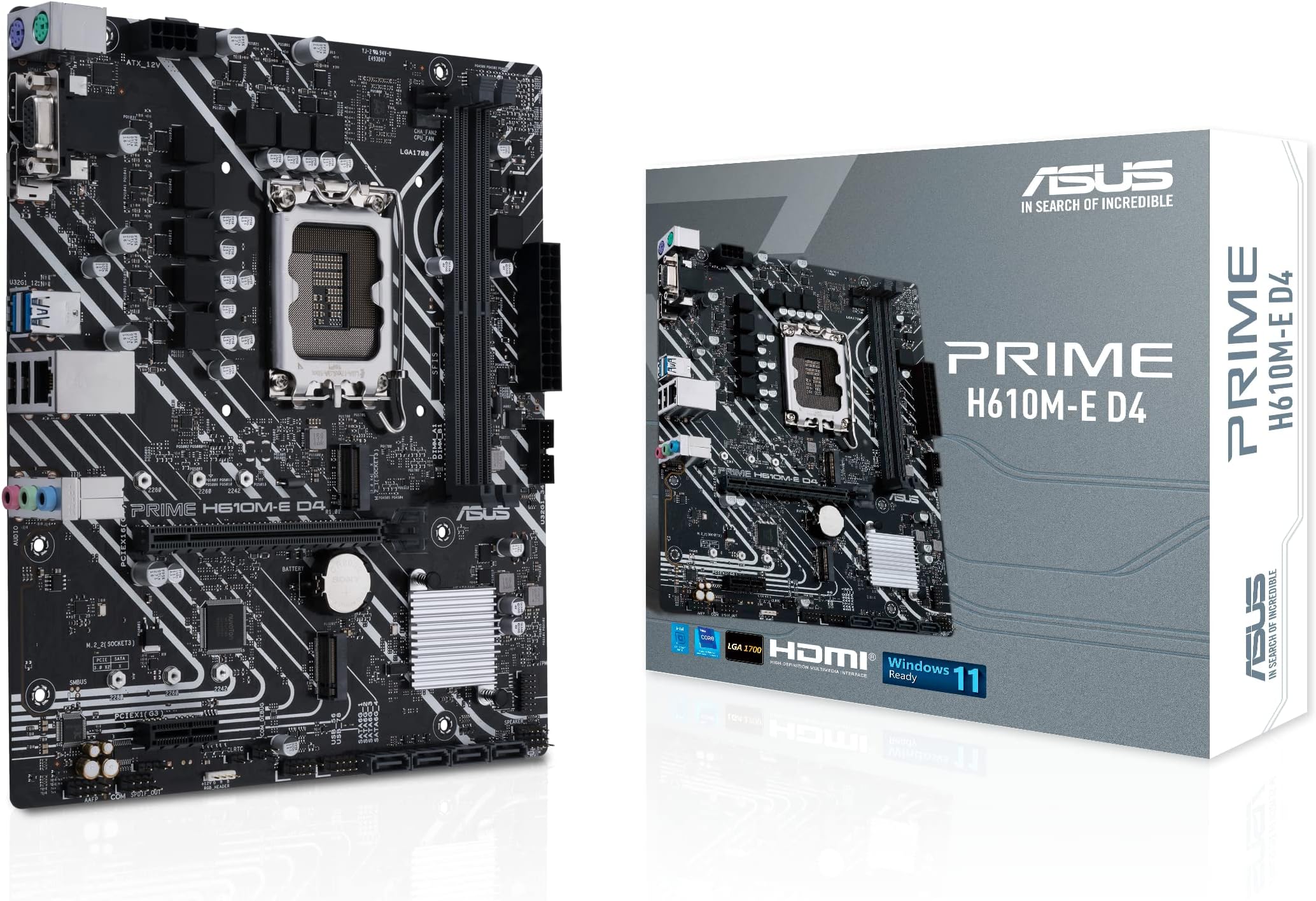 Amazon.com: ASUS Prime B660M-A D4 LGA 1700(Intel 12th Gen) mATX ...