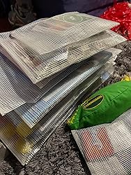 Amazon.com : YGEOMER 10 Pack Mesh Zipper Pouch Bags, Clear Board Game ...