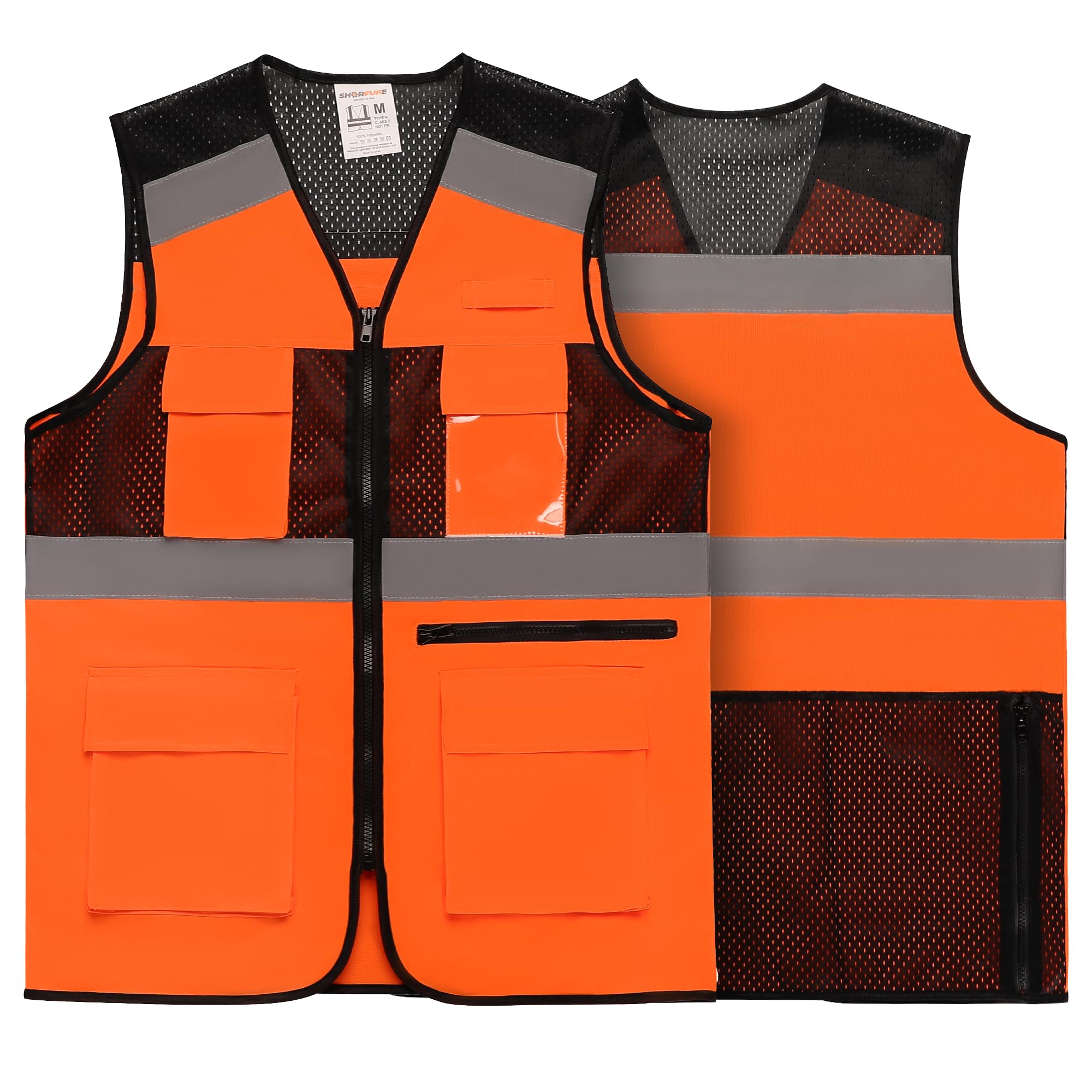 Snapklik.com : SHORFUNE High Visibility Work Vest, Lightweight And ...