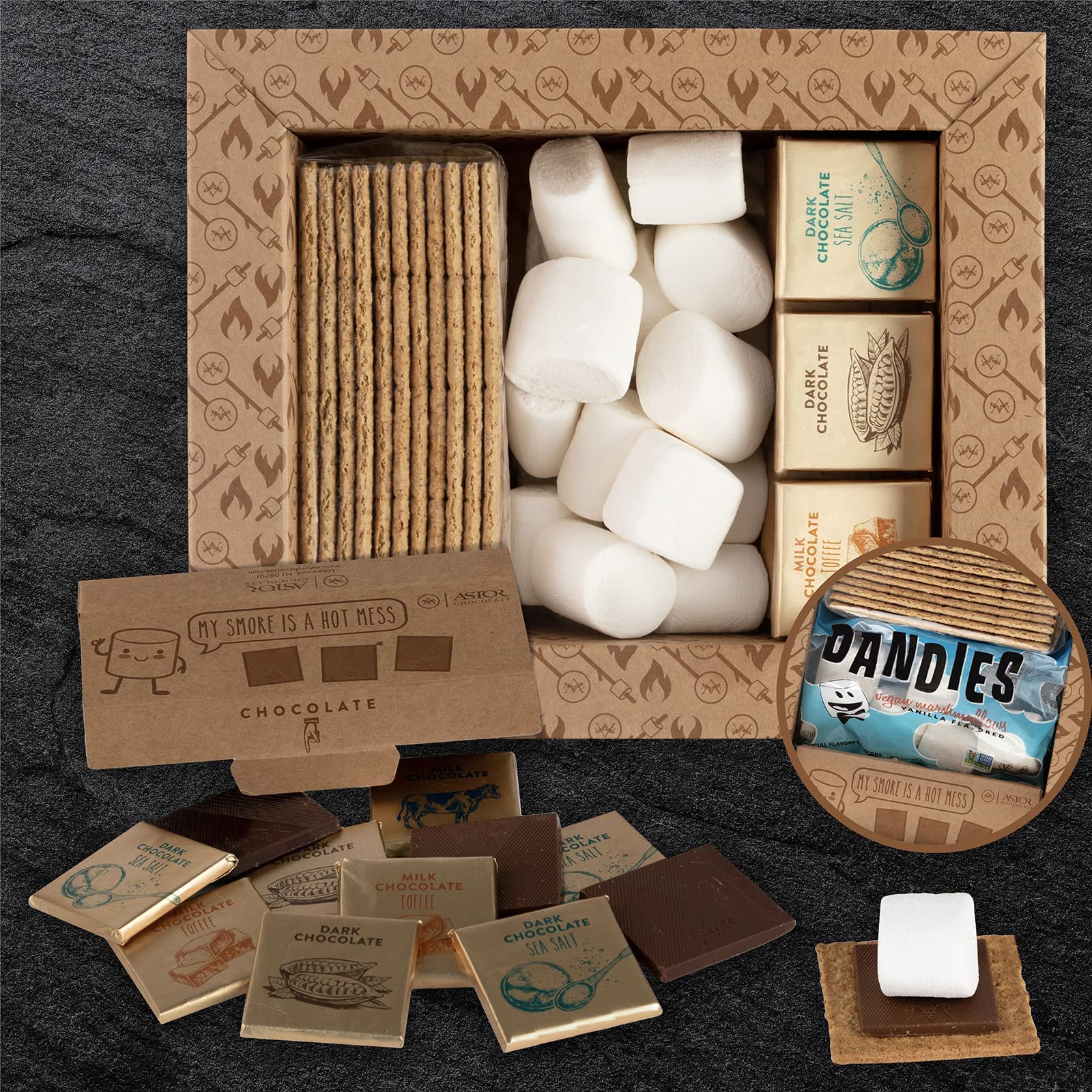 Snapklik.com : Smores Kit By Astor Chocolate Smores Maker Kit For Fire ...