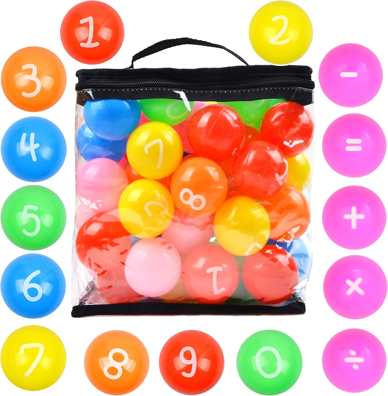 Amazon.com: Youngever 60 Pack Pit Balls,Crush Proof Plastic Ball ...