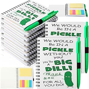 Amazon.com : Jetec 24 Pcs Inspirational Pickle Pens Spiral Pickle ...