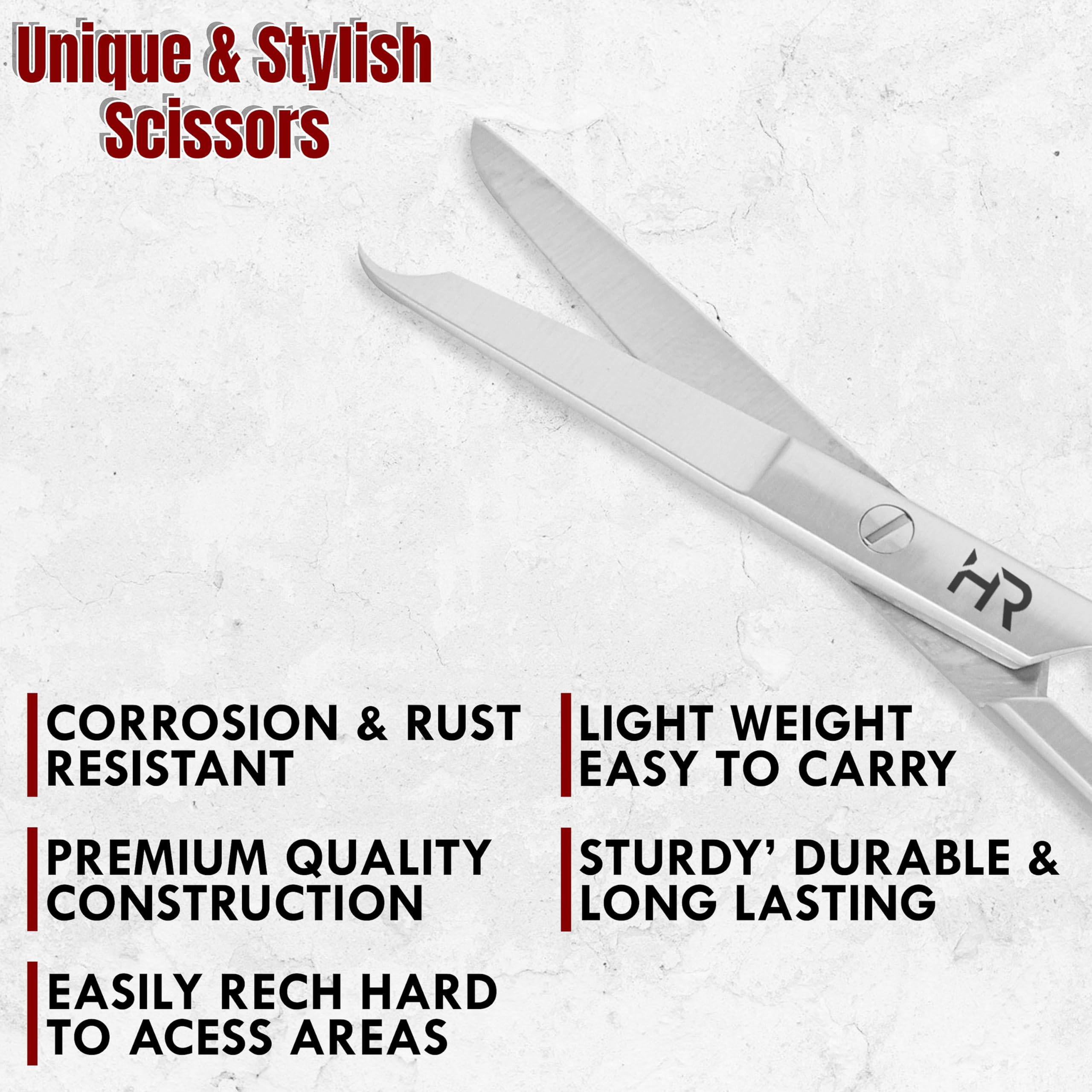 Premium Quality Suture Stitch Scissors with Crescent Delicate Hook ...