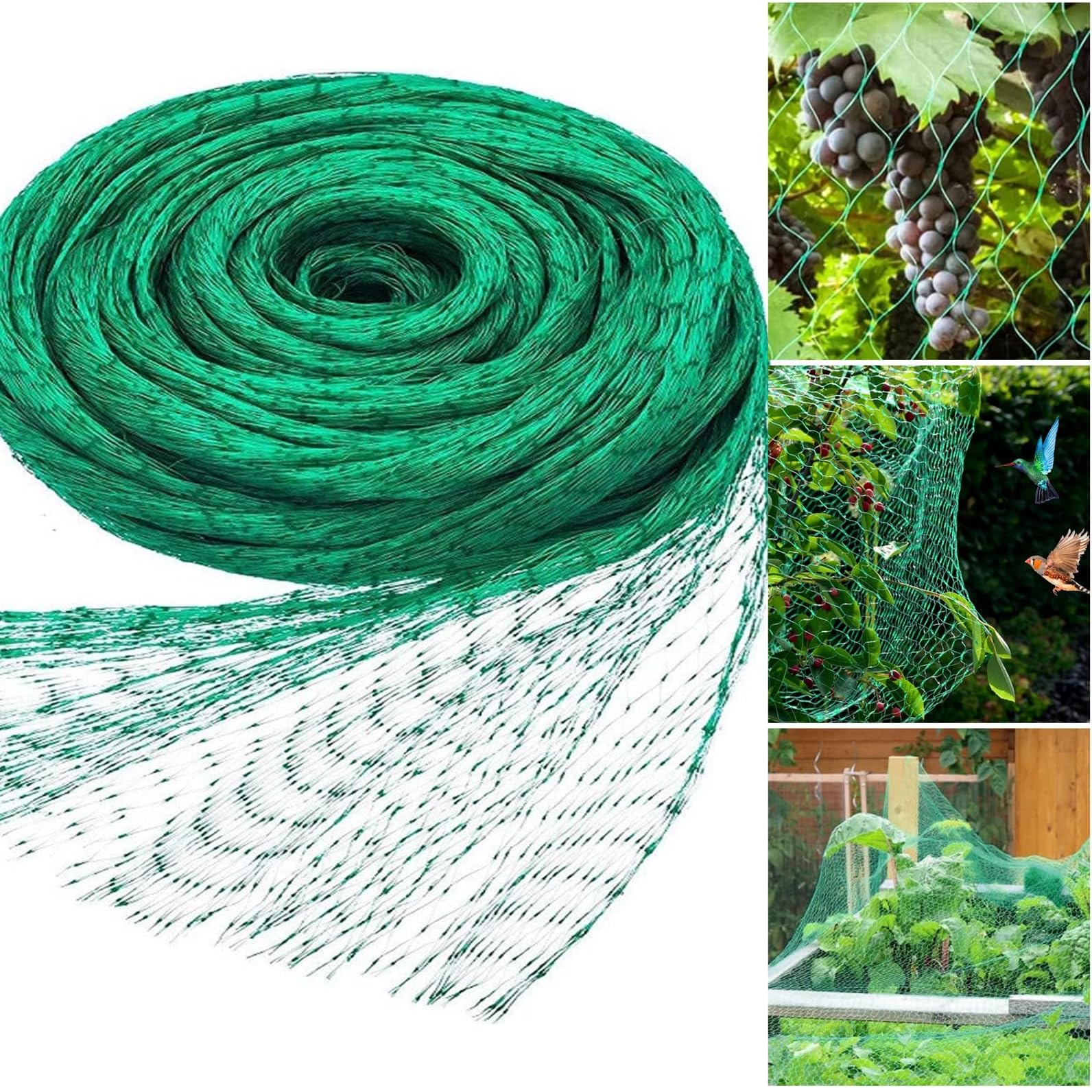 Amazon.com : 33-Ft x 6.5 Ft Garden Plant Netting Protect Against ...