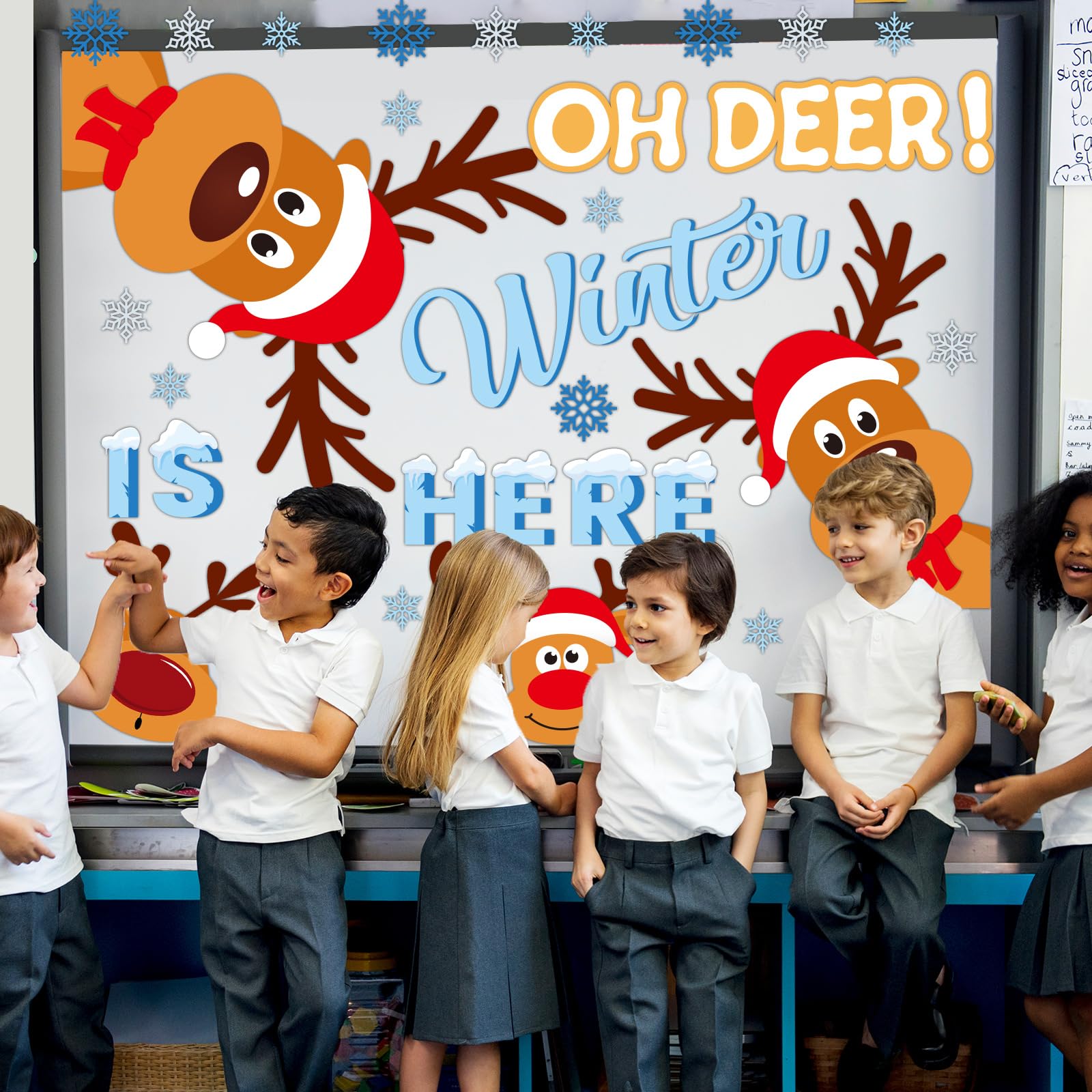 Snapklik.com : Large Christmas Bulletin Board Set Classroom Decoration ...