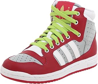 Amazon.com | adidas Originals Women's Decade Hi II Court Shoe,White ...