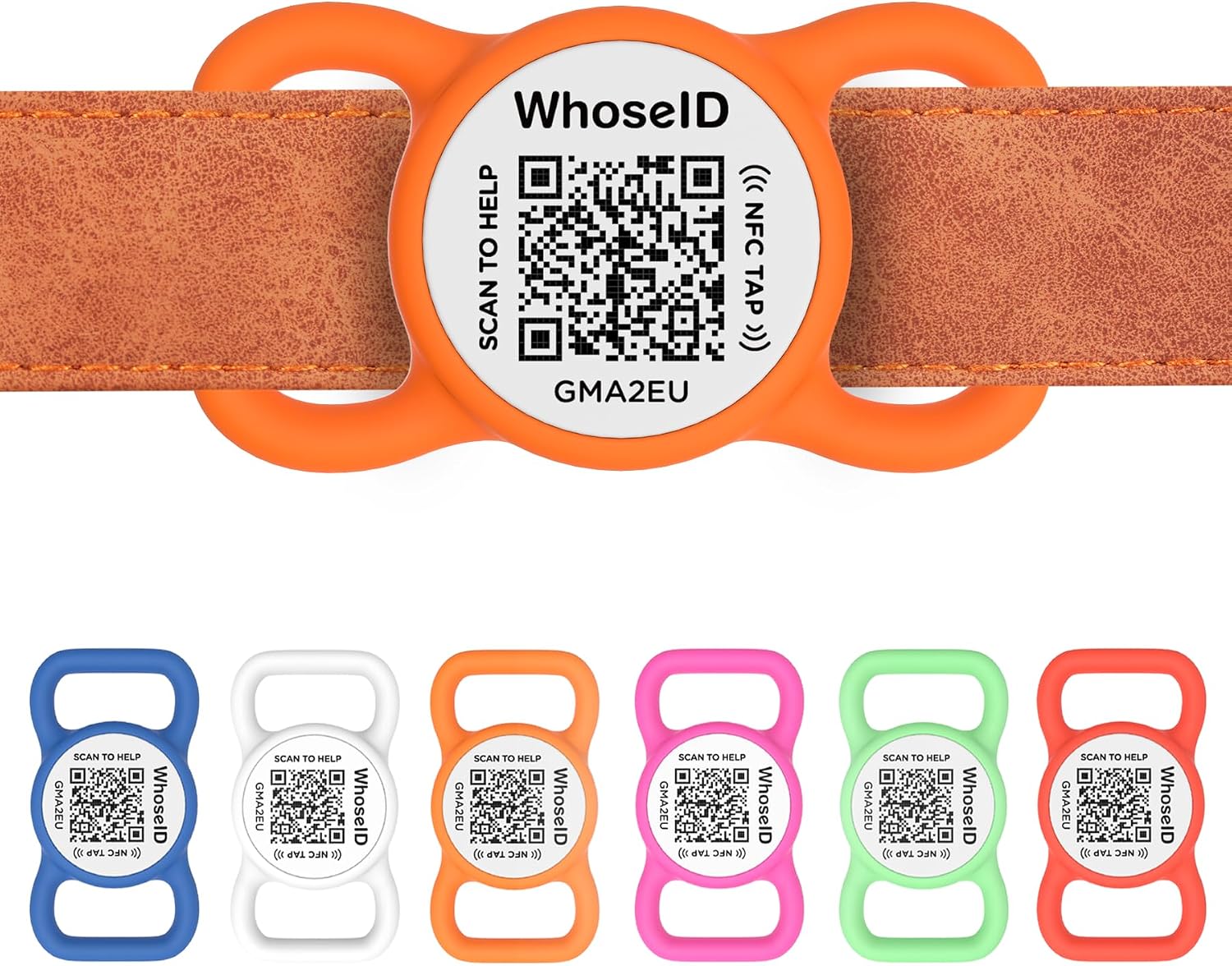 Amazon.com : WhoseID QR Code Dog Tag with NFC, Personalized Pet ID Tag ...