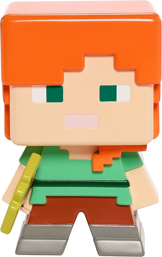 Amazon.com: Minecraft Alex (with Pickaxe) Mega Figure : Toys & Games