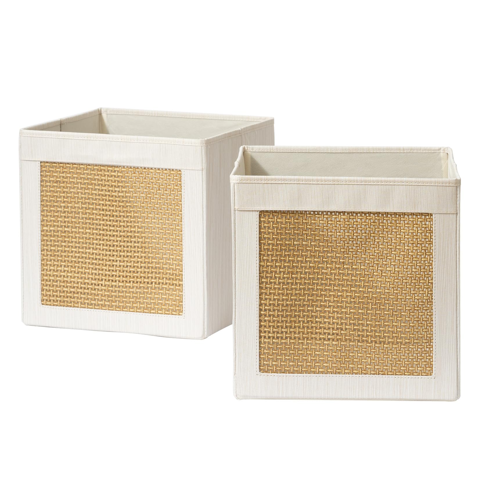 Amazon.com: LA JOLIE MUSE 2 Pack Foldable 11.8 Inch Cube, Fabric ...