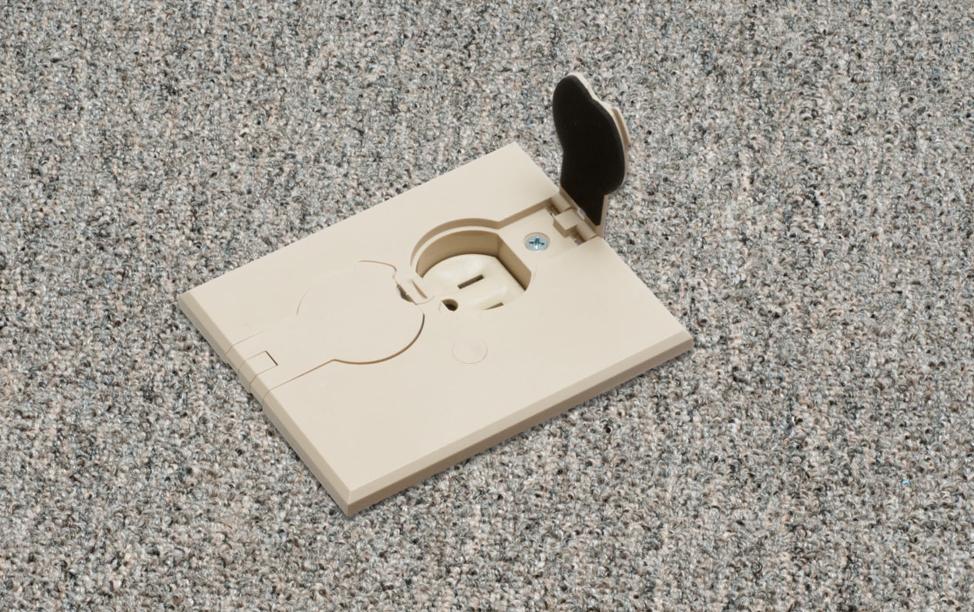 Arlington FLBAF101LA-1 Adjustable Floor Box Kit with Outlet and Flip ...